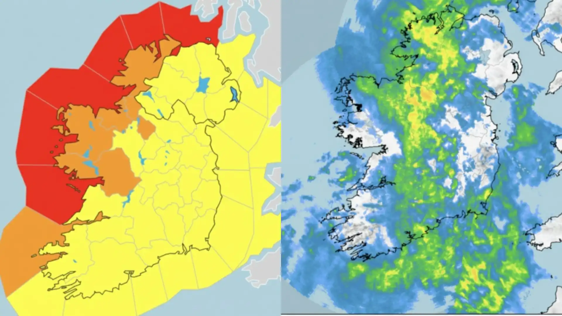 Storm Amy: Status Orange Wind Warnings For Ireland