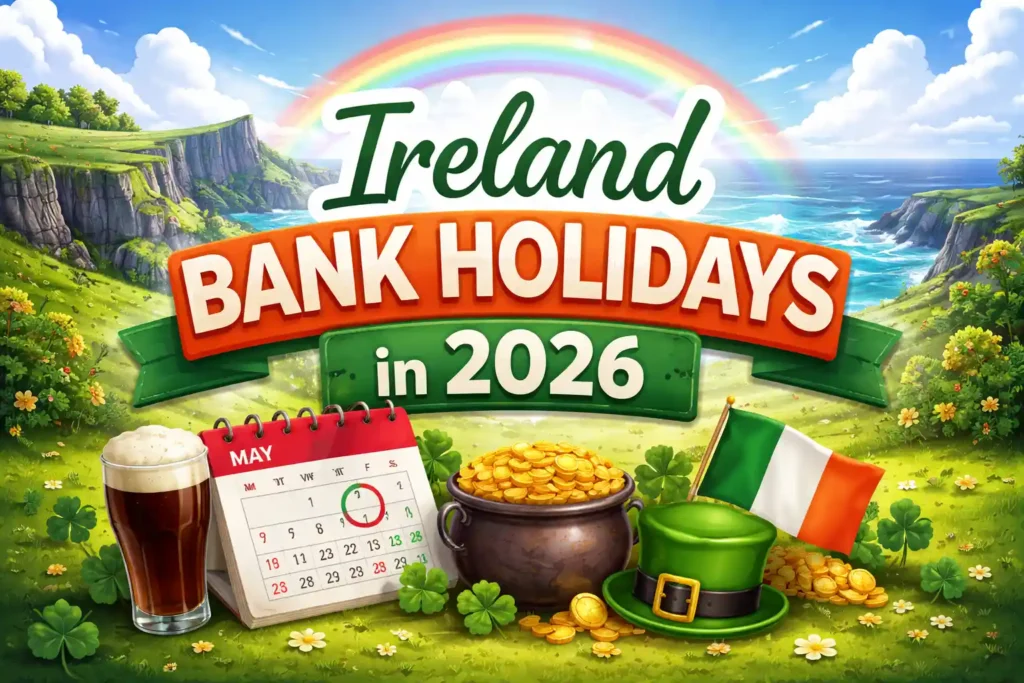 Full List Of Ireland Bank Holidays In 2026